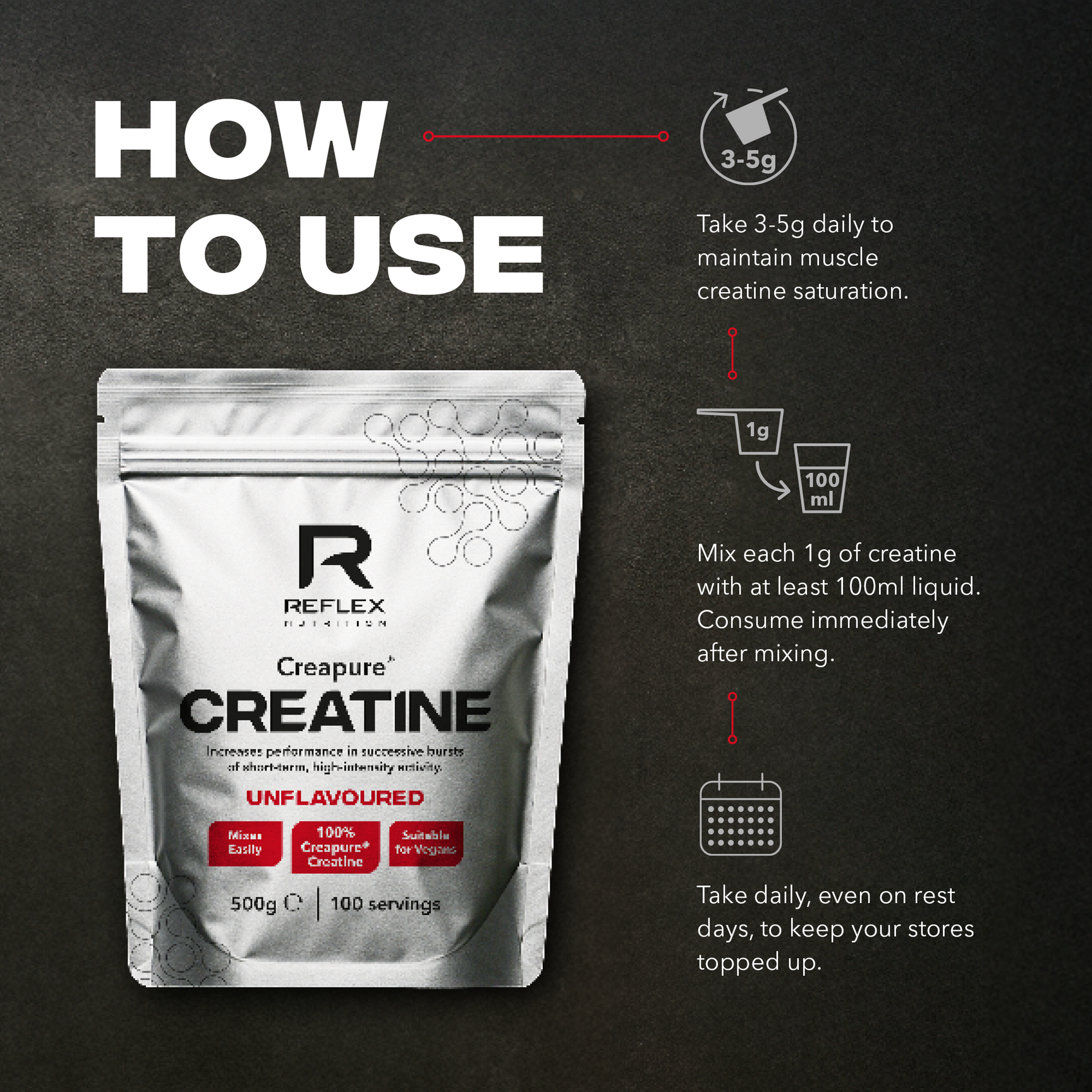 Creatine Powder (Creapure®) – Reflex Nutrition