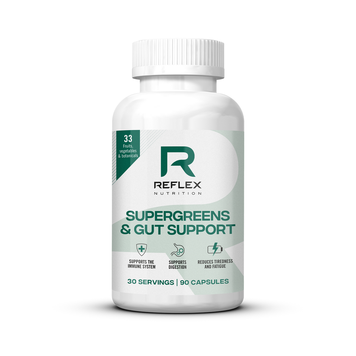 Supergreens & Gut Support – Reflex Nutrition