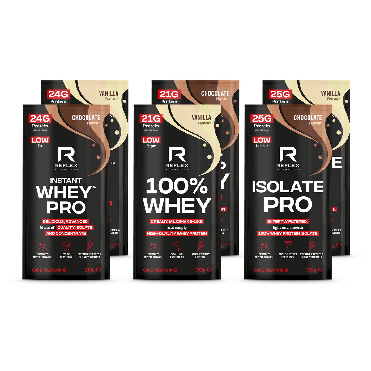 Whey Sample Pack – Reflex Nutrition